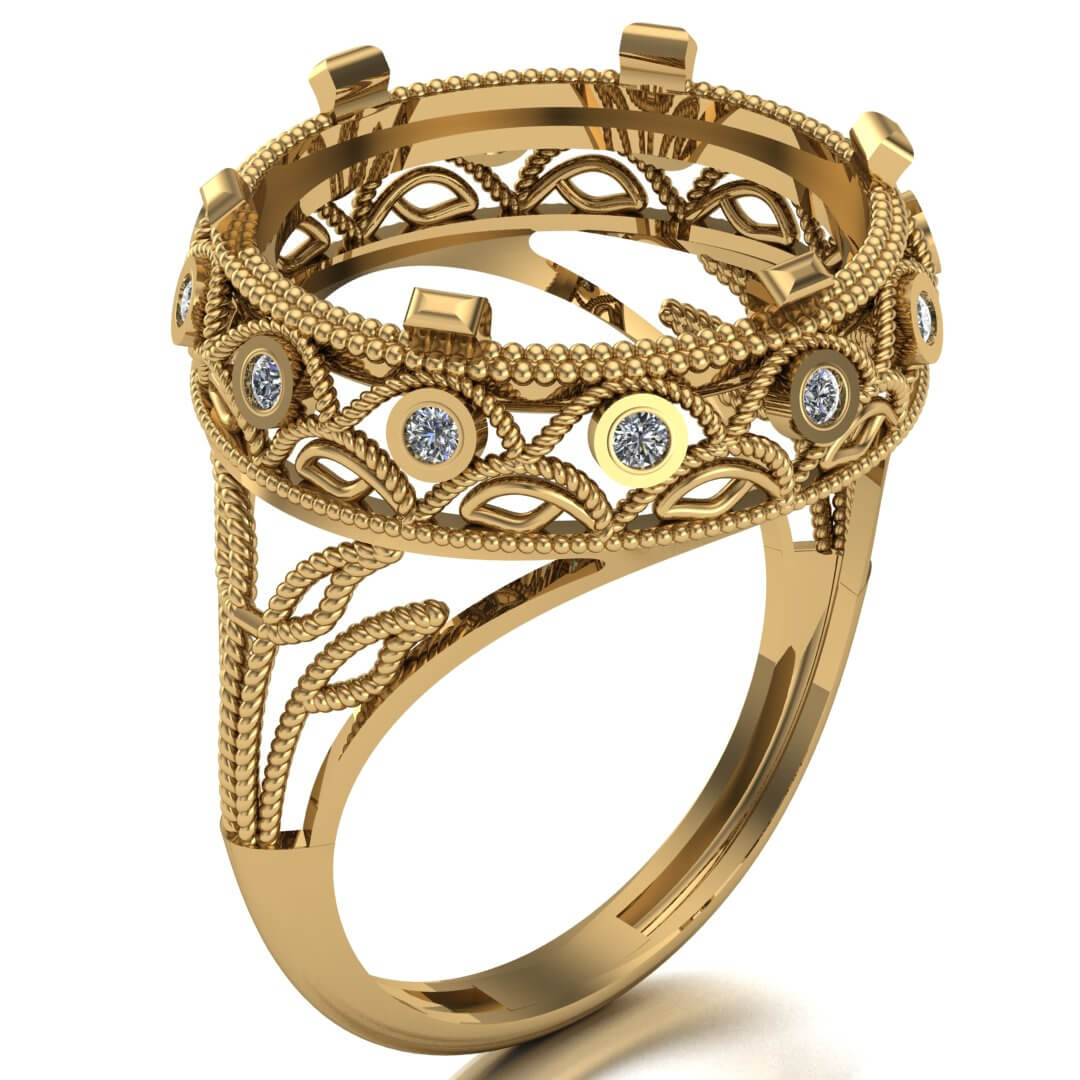 Lira Ring 040 - 3D Print Model by Jewelry