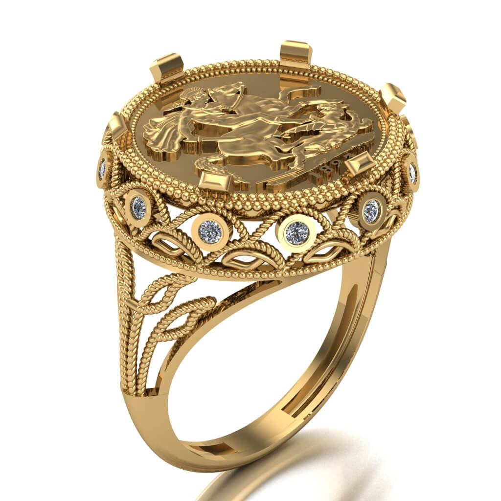 Lira Ring 040 - 3D Print Model by Jewelry