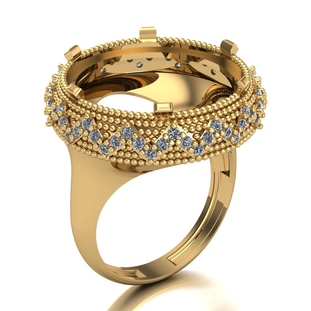 Lira Ring 045 - 3D Print Model by Jewelry