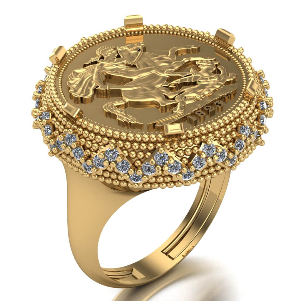 Lira Ring 045 - 3D Print Model by Jewelry