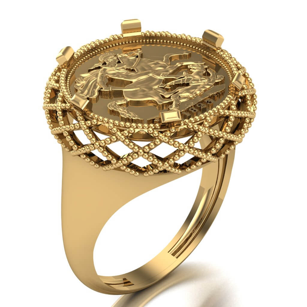 Lira Ring 046 - 3D Print Model by Jewelry