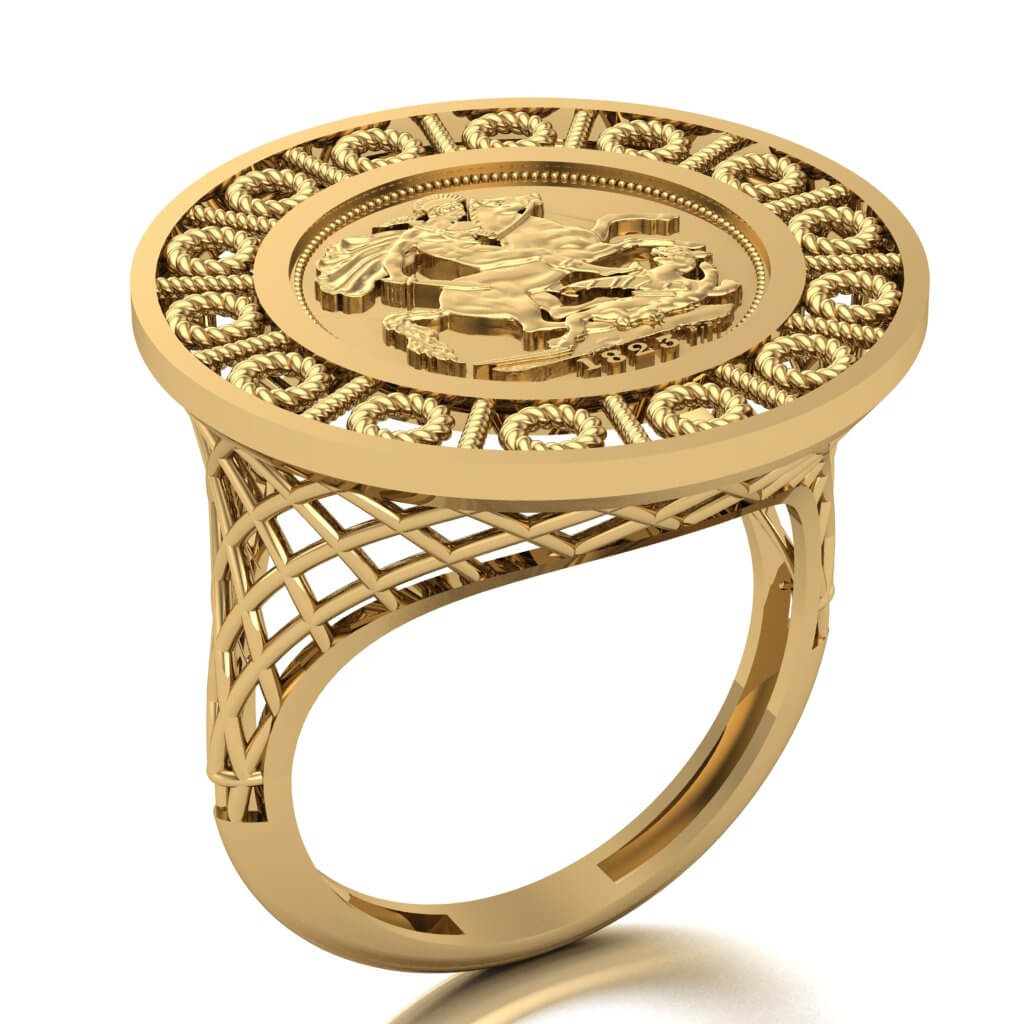 Lira Ring 051 - 3D Print Model by Jewelry
