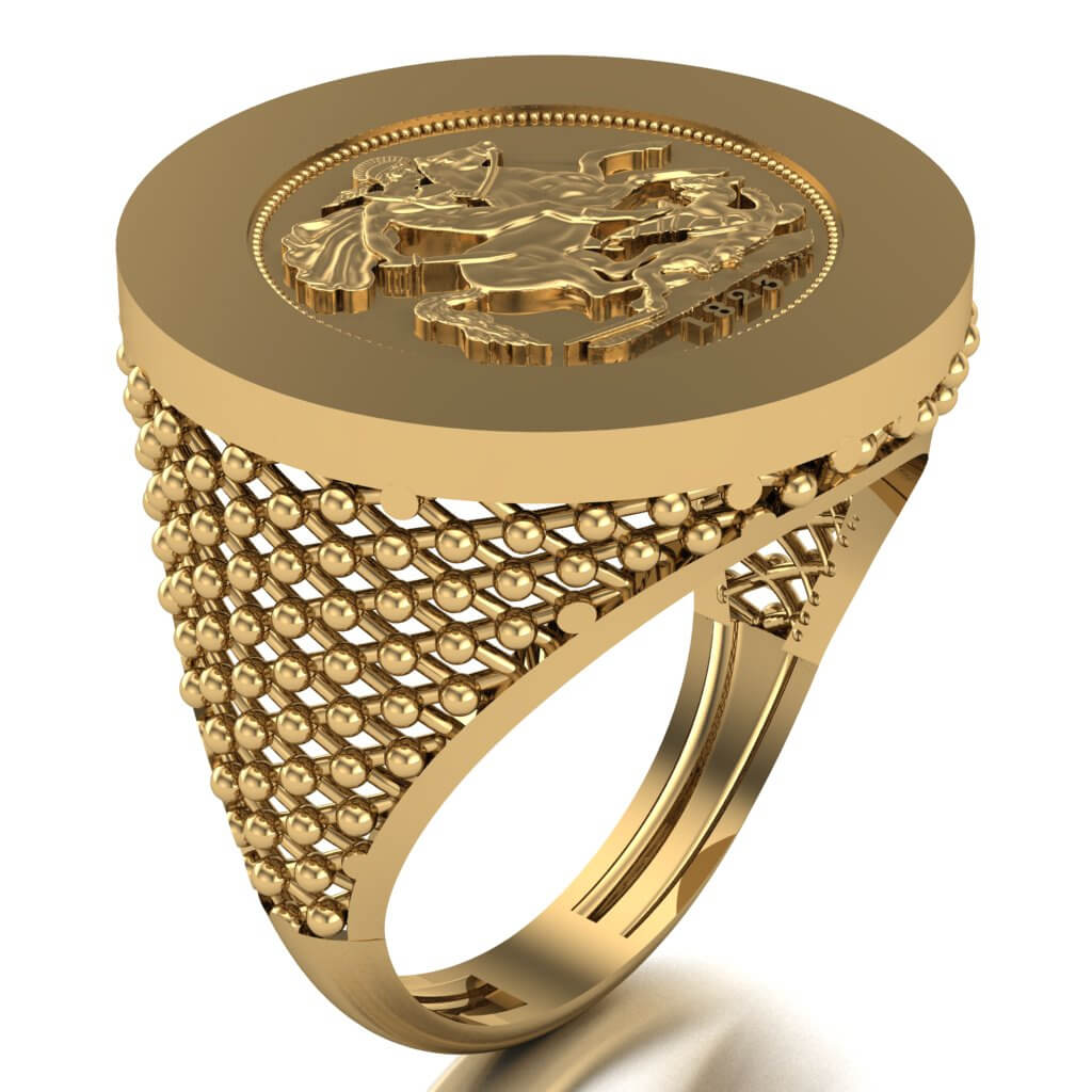 Lira Ring 057 - 3D Print Model by Jewelry