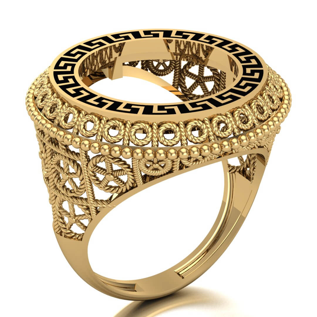 Lira Ring 058 - 3D Model by Jewelry