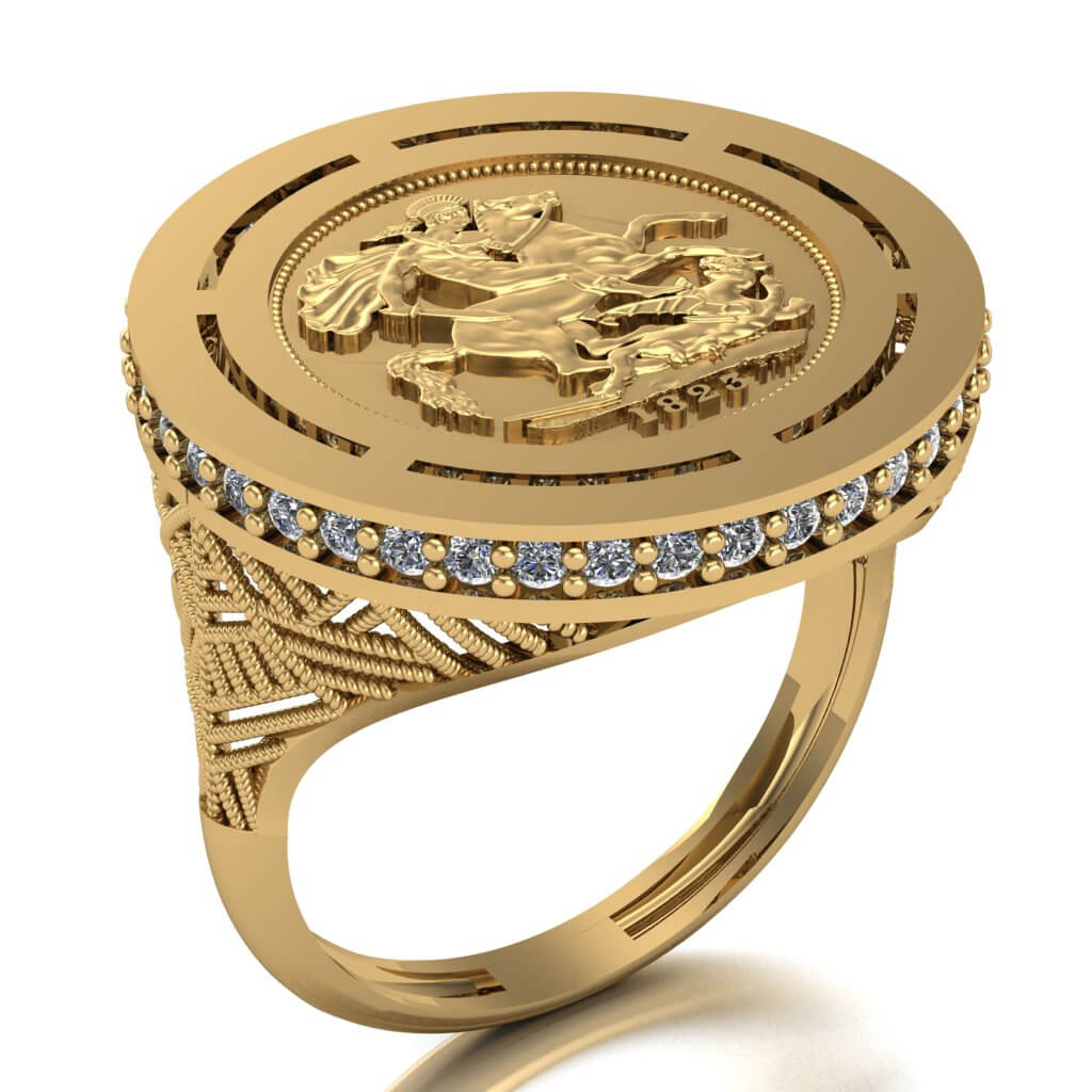 Lira Ring 063 - 3D Print Model by Jewelry