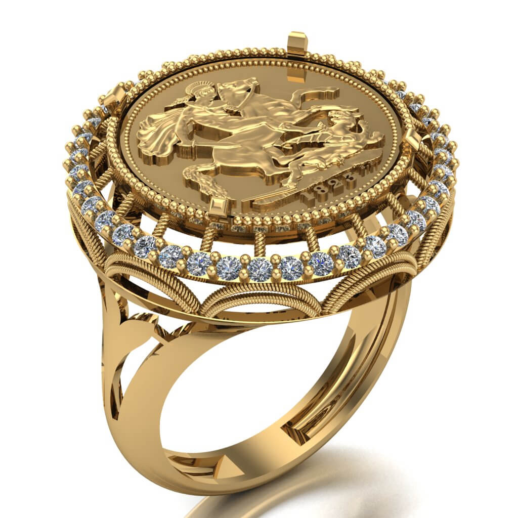 Lira Ring 067 - 3D Print Model by Jewelry