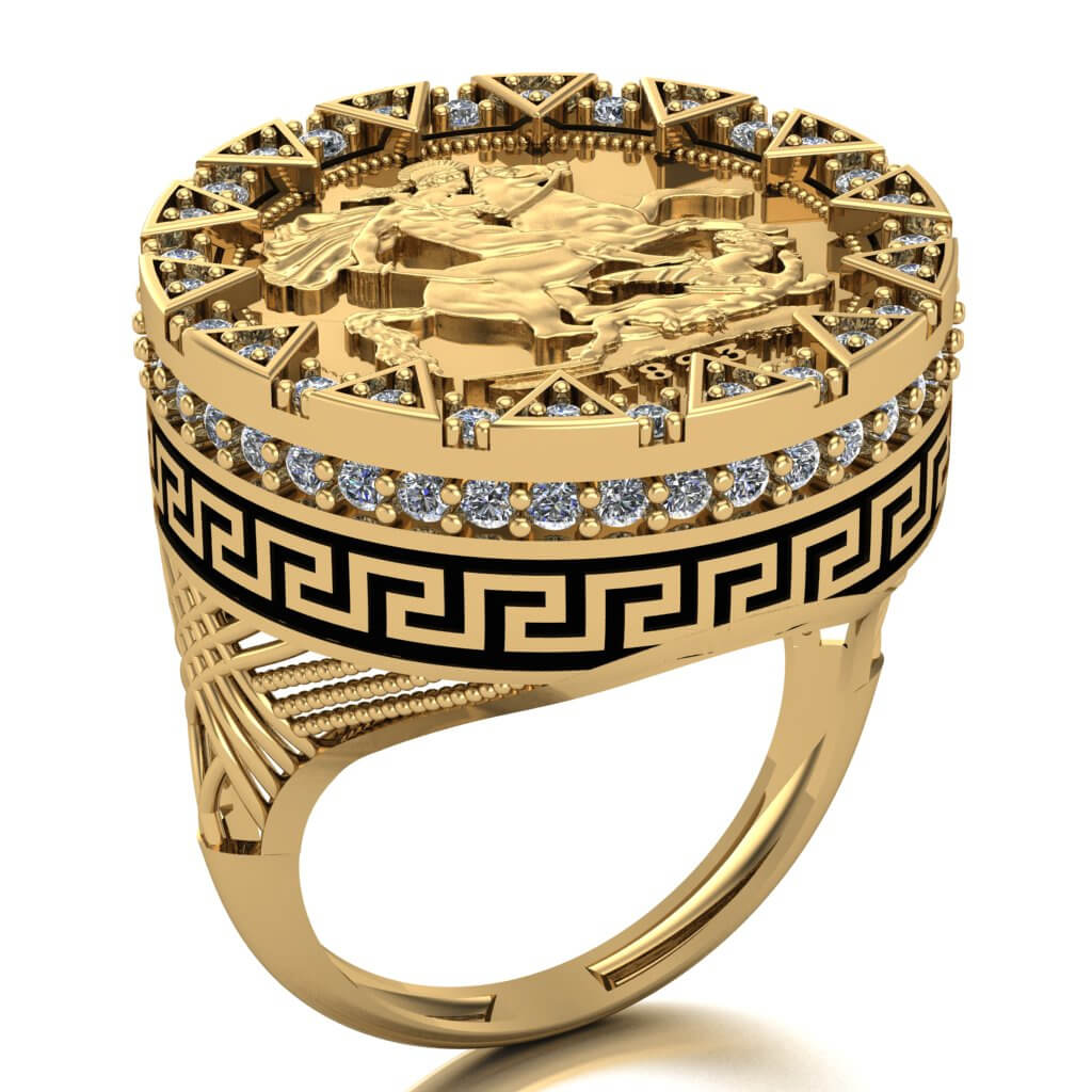 Lira Ring 073 - 3D Print Model by Jewelry