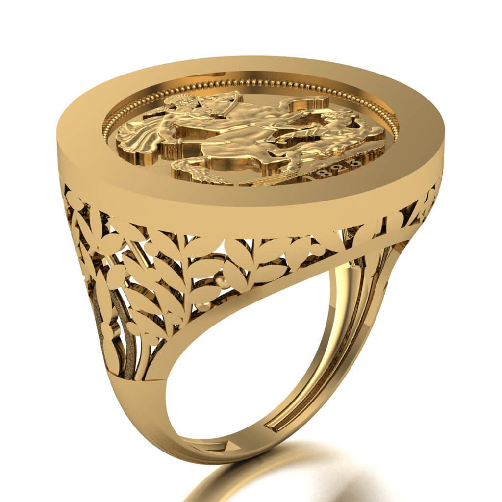 Lira Ring 076 - 3D Print Model by Jewelry