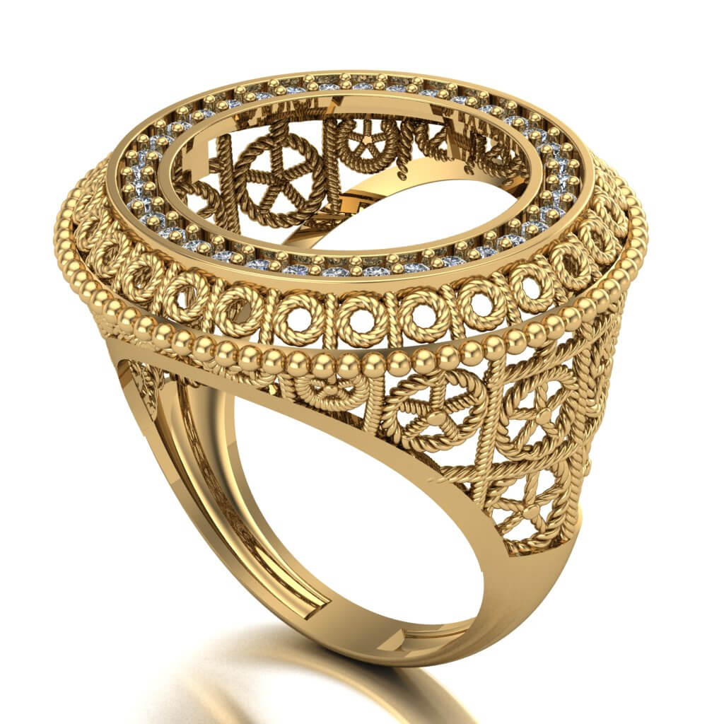 Lira Ring 079 - 3D Model by Jewelry