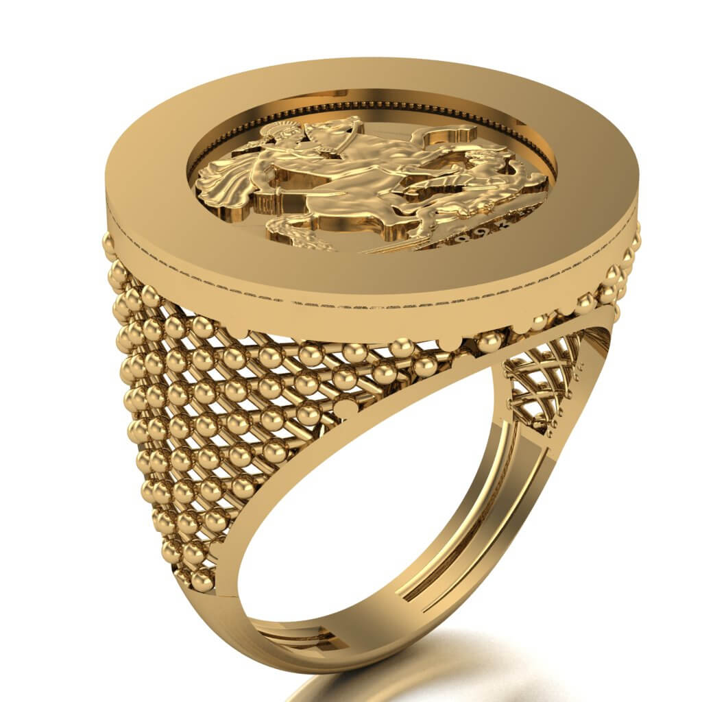 Lira Ring 082 - 3D Print Model by Jewelry