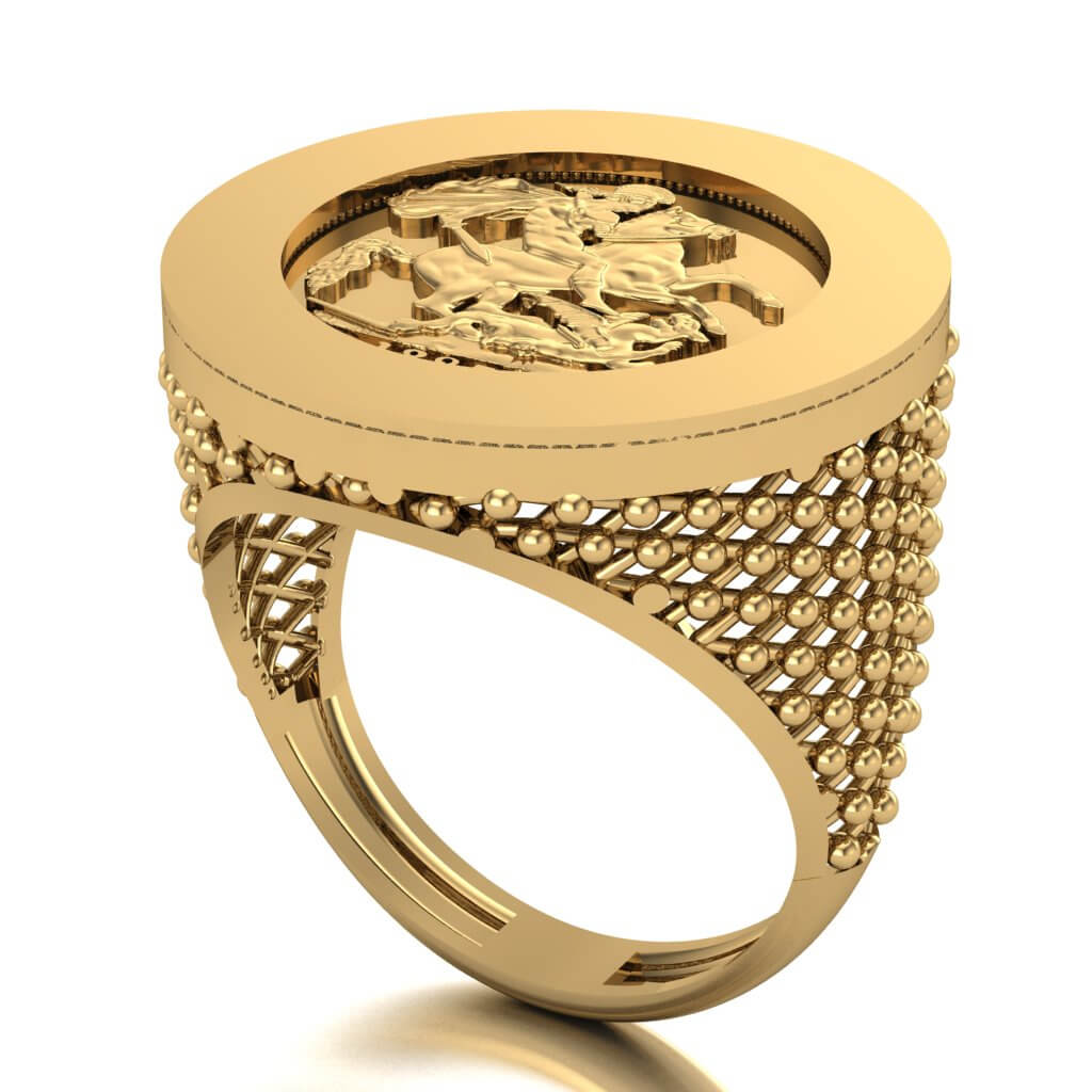 Lira Ring 082 - 3D Print Model by Jewelry