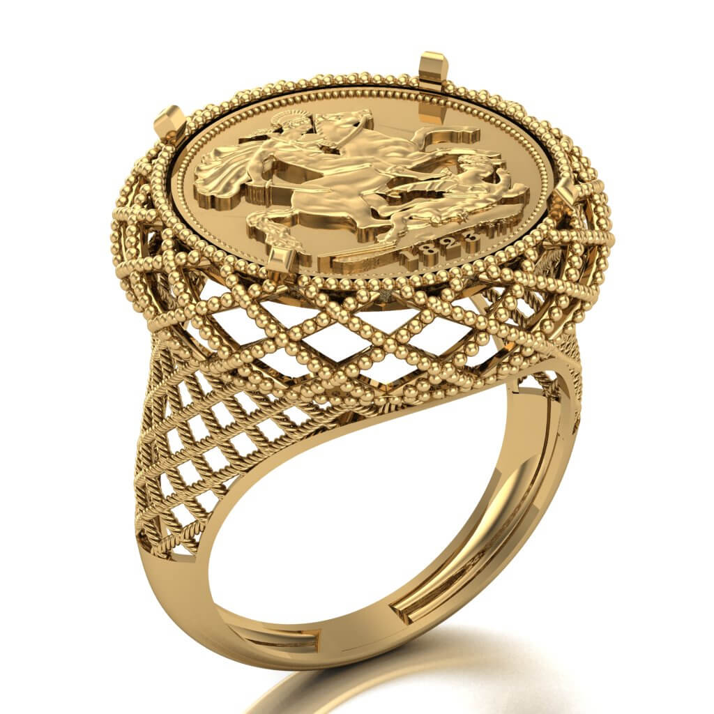 Lira Ring 086 - 3D Model by Jewelry