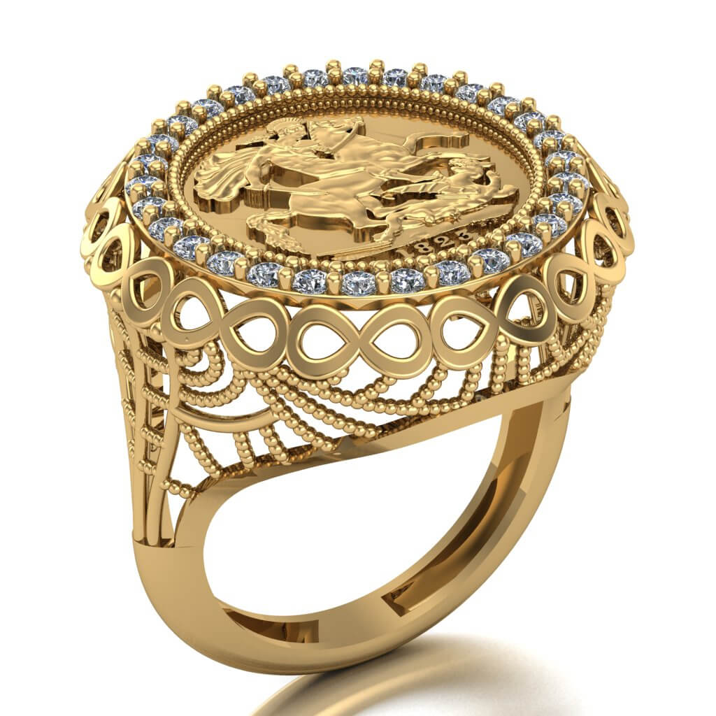 Lira Ring 088 - 3D Print Model by Jewelry