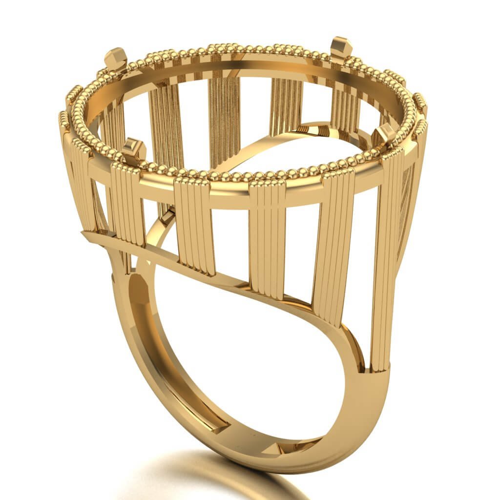 Lira Ring 089 - 3D Print Model by Jewelry