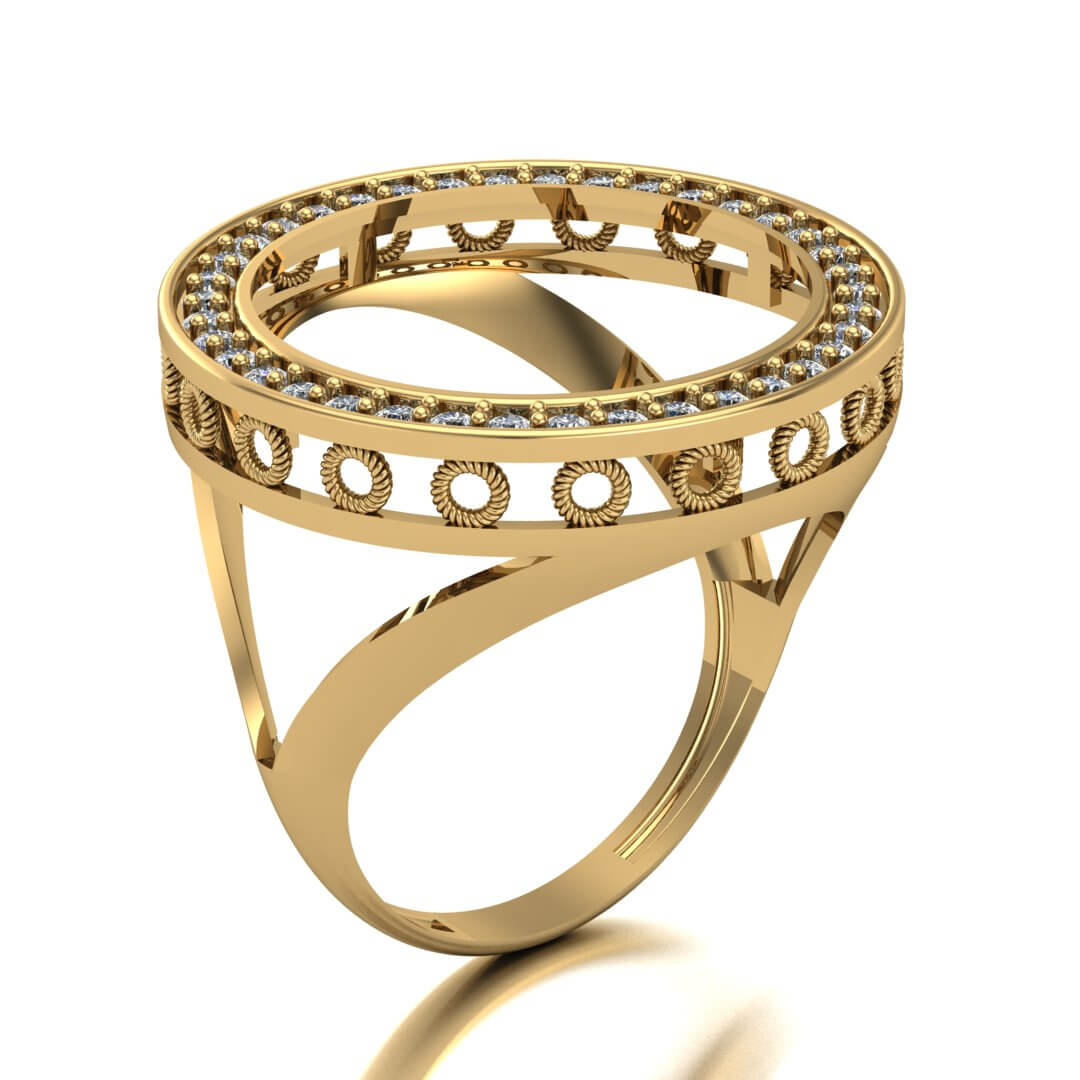 Lira Ring 092 - 3D Model by Jewelry
