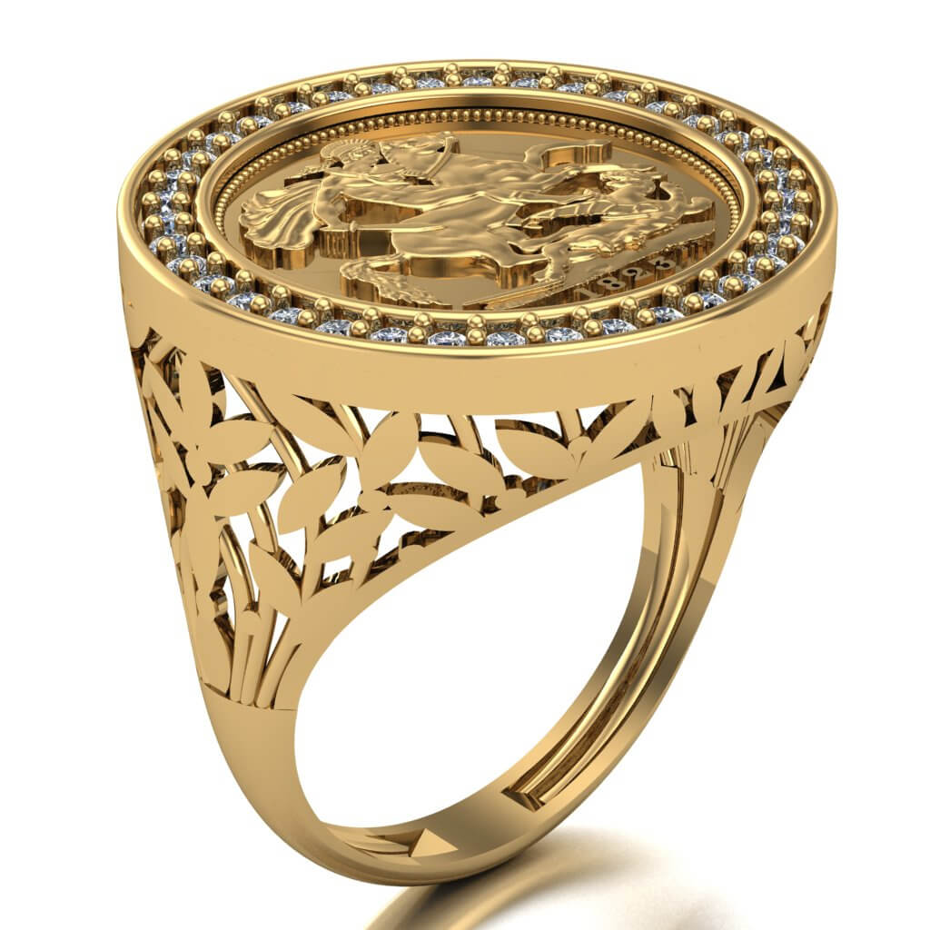 Lira Ring 096 - 3D Print Model by Jewelry