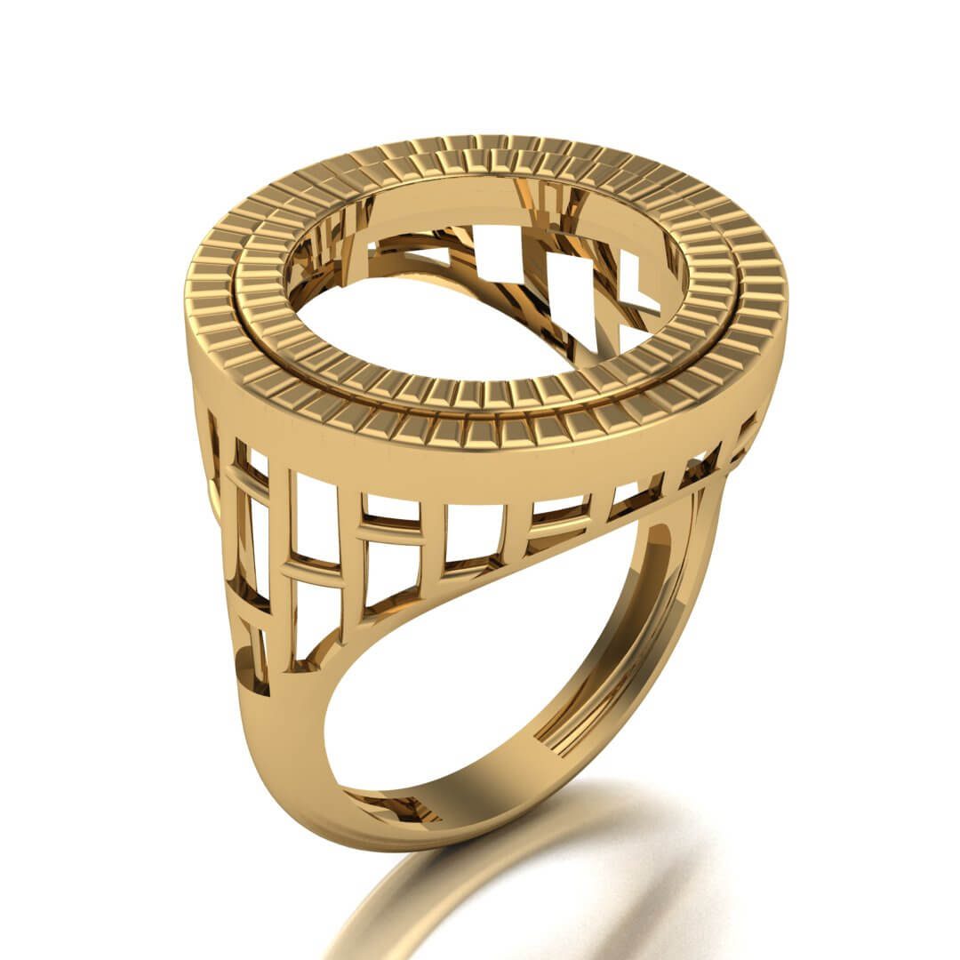 Lira Ring 001 - 3D Model by Jewelry