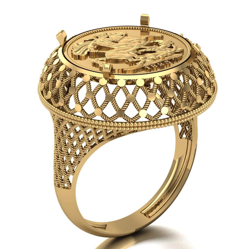 Lira Ring 107 - 3D Print Model by Jewelry