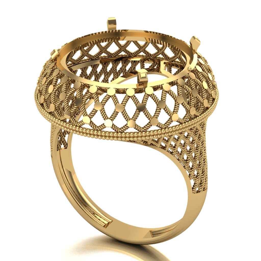 Lira Ring 107 - 3D Print Model by Jewelry