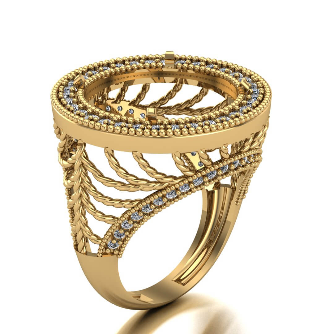 Lira Ring 109 - 3D Model by Jewelry