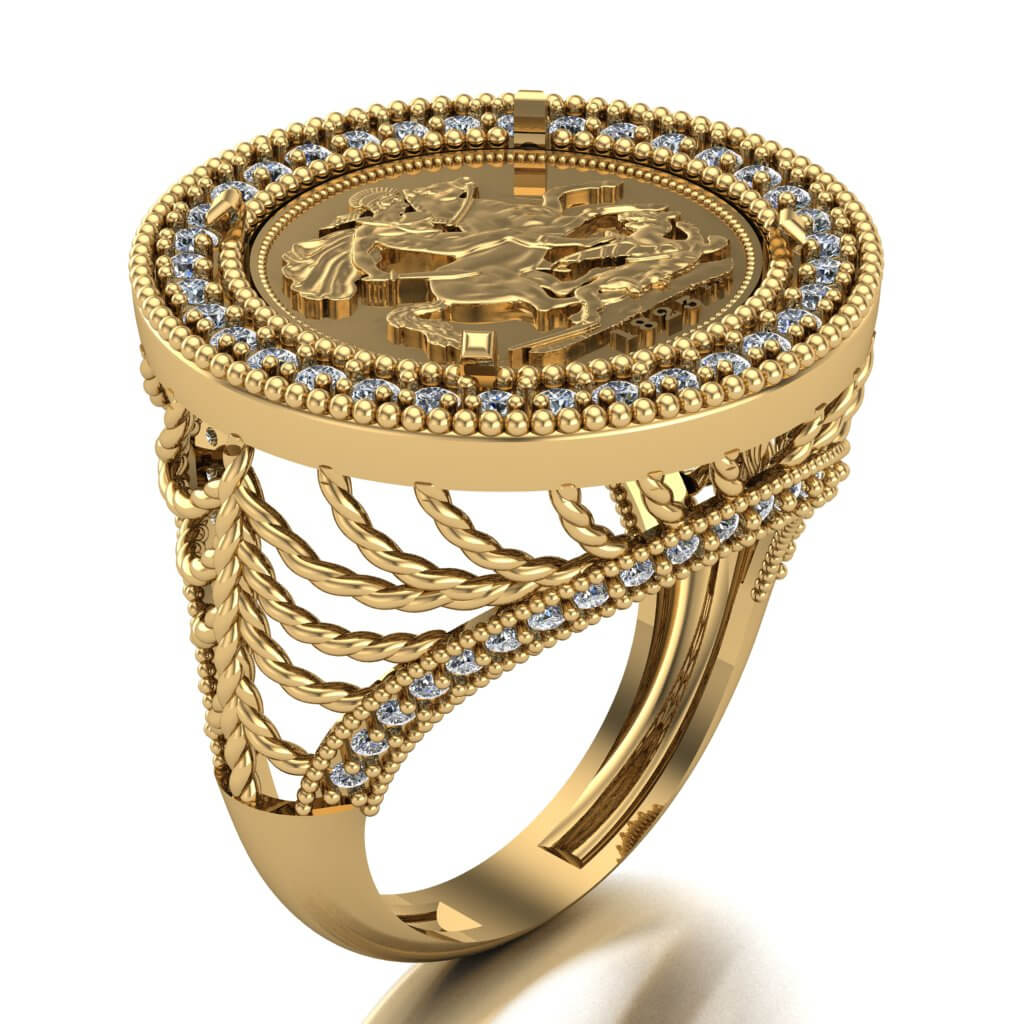 Lira Ring 109 - 3D Model by Jewelry