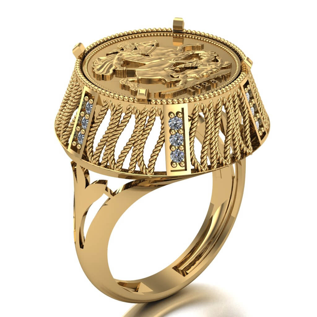 Lira Ring 110 - 3D Model by Jewelry