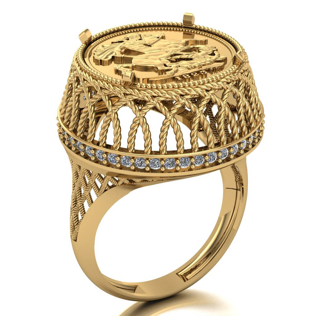 Lira Ring 111 - 3D Print Model by Jewelry