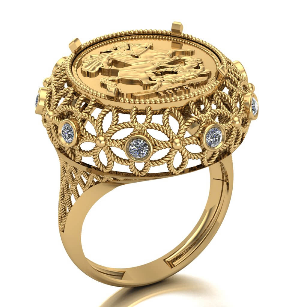 Lira Ring 112 - 3D Model by Jewelry
