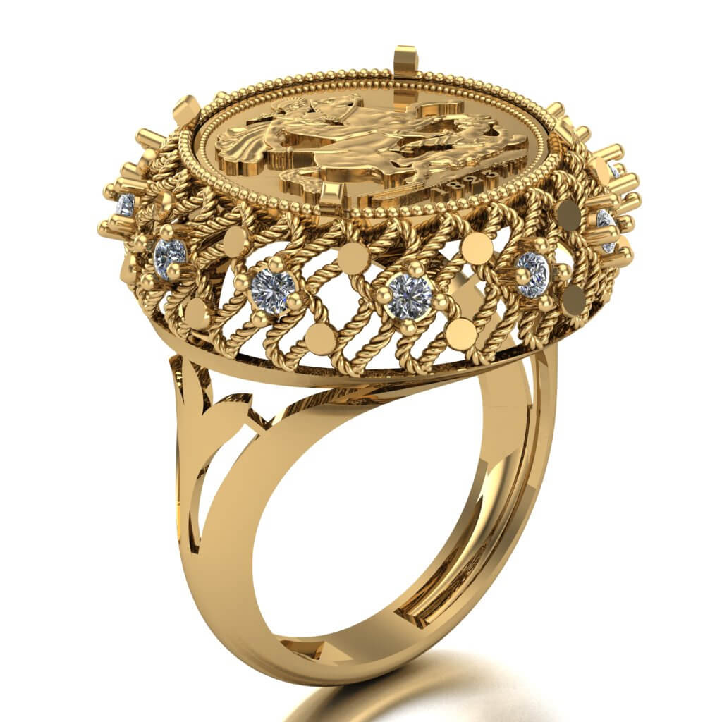 Lira Ring 113 - 3D Model by Jewelry