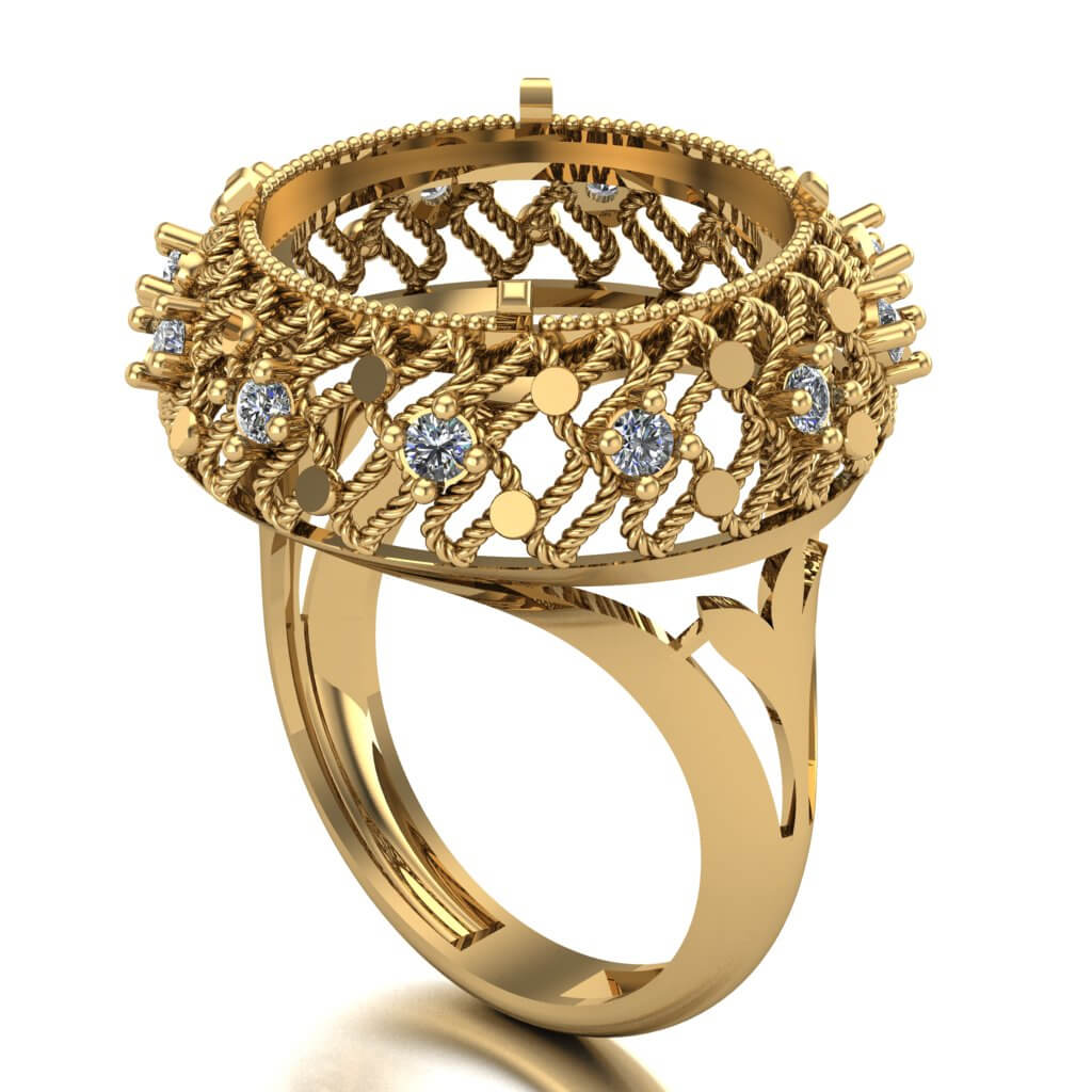 Lira Ring 113 - 3D Model by Jewelry