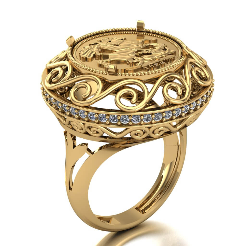 Lira Ring 114 - 3D Model by Jewelry