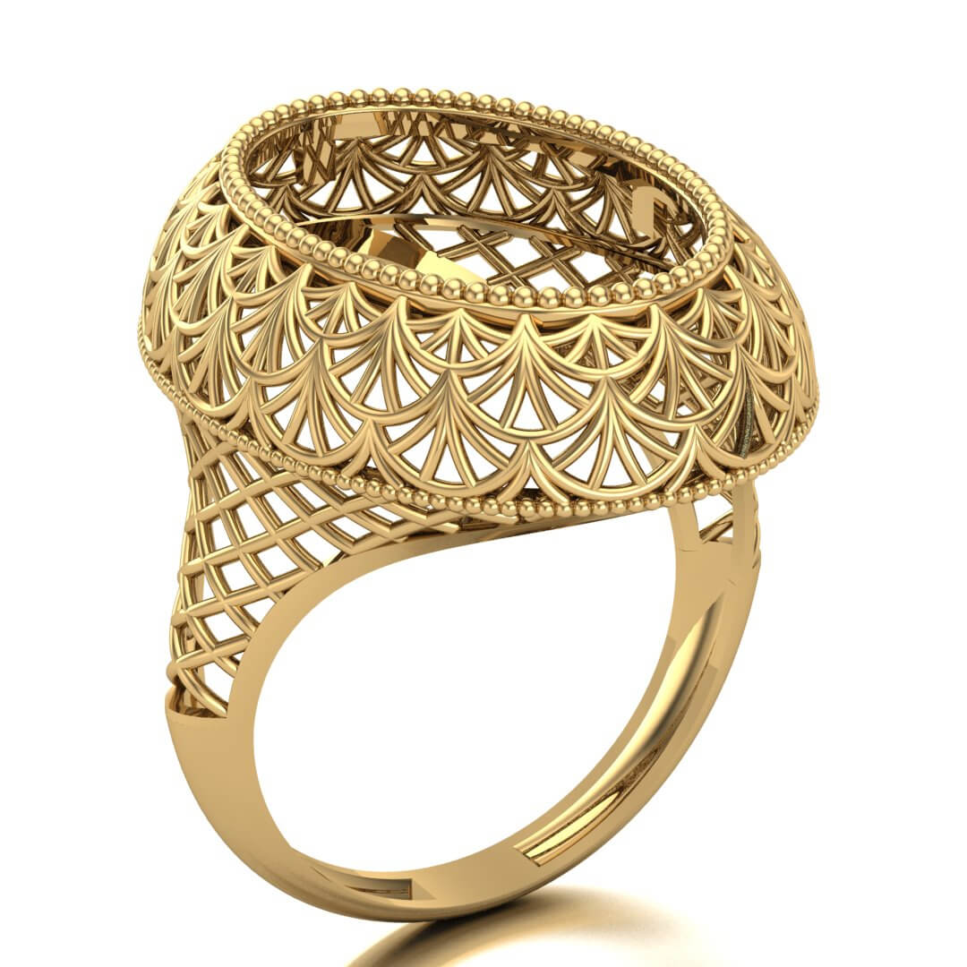 Onsa Ring 028 - 3D Print Model by Jewelry