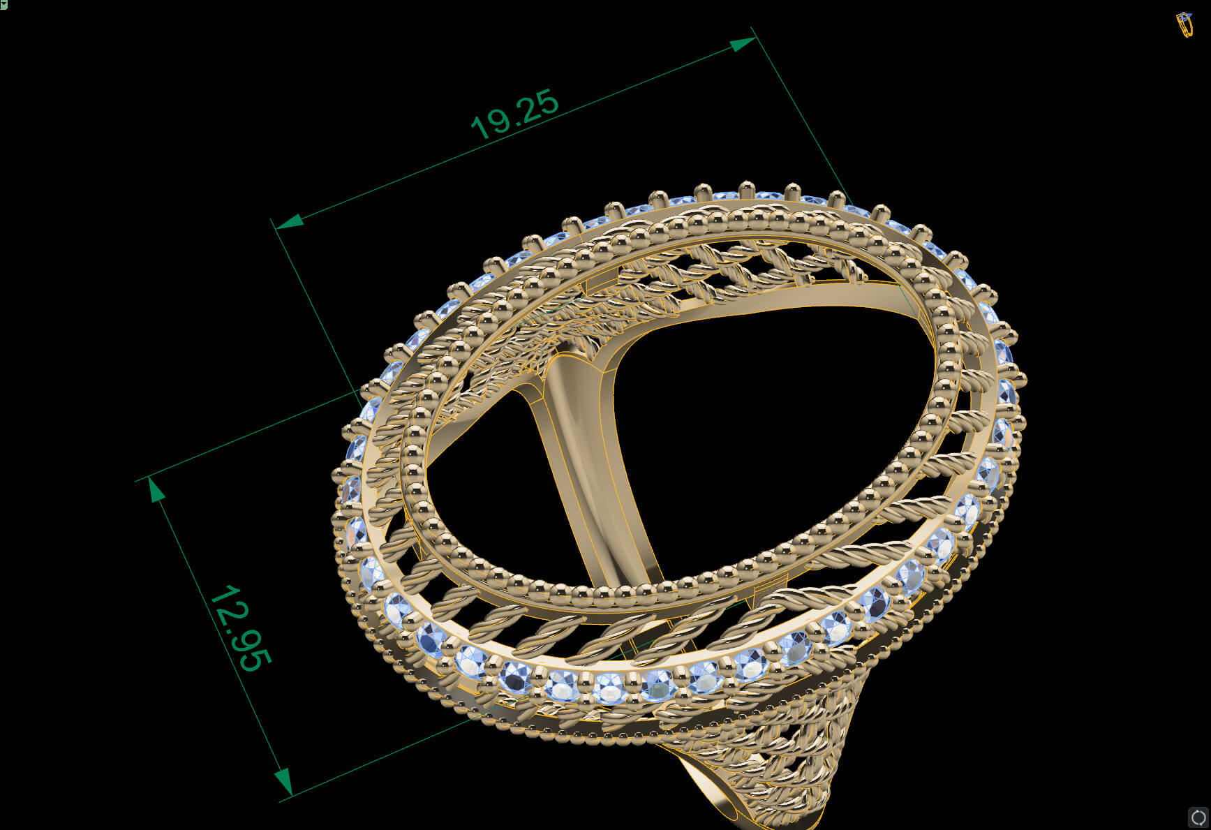 Onsa Ring 029 - 3D Model by Jewelry