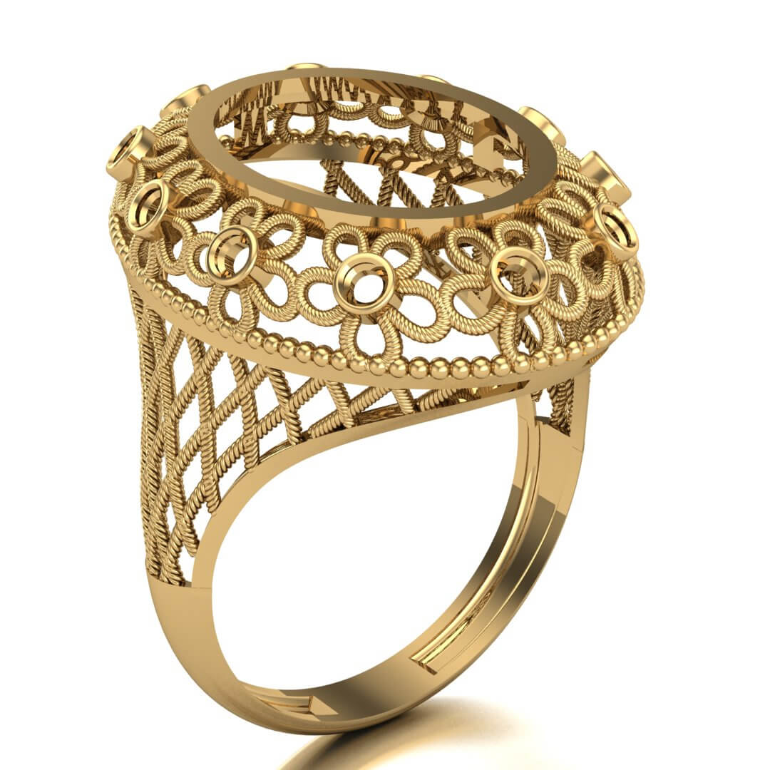Onsa Ring 032 - 3D Print Model by Jewelry