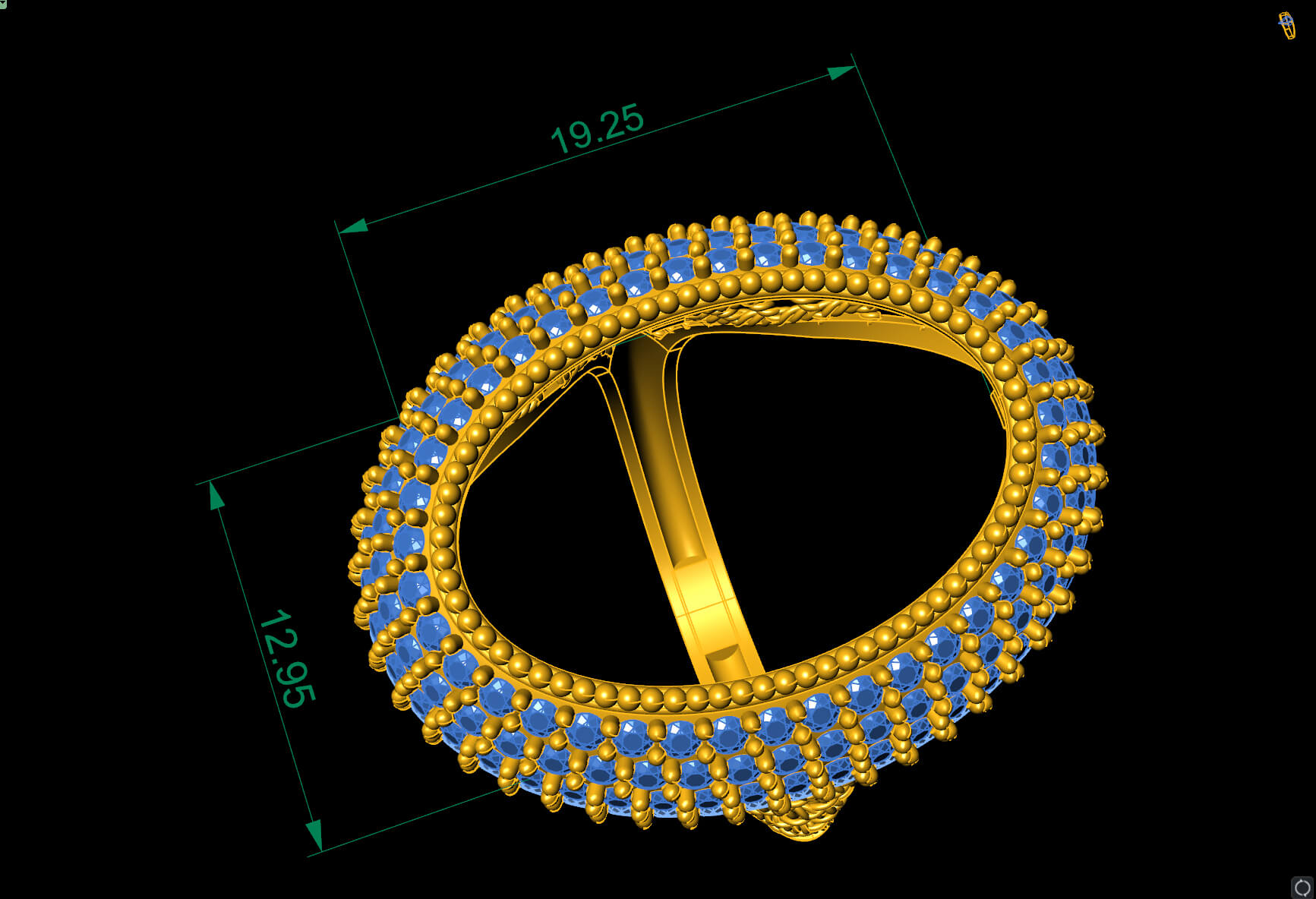 Onsa Ring 039 - 3D Model by Jewelry