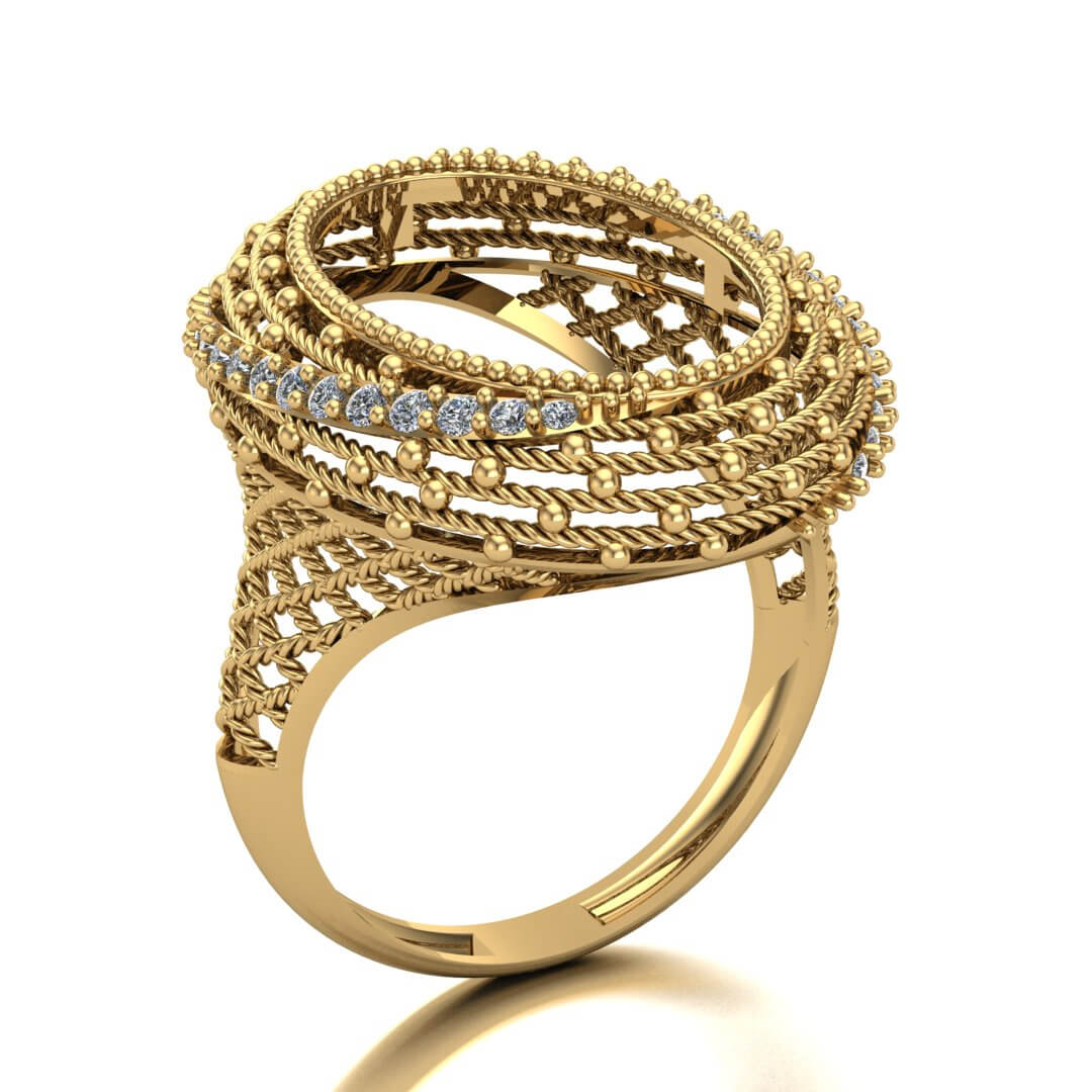 Onsa Ring 040 - 3D Print Model by Jewelry