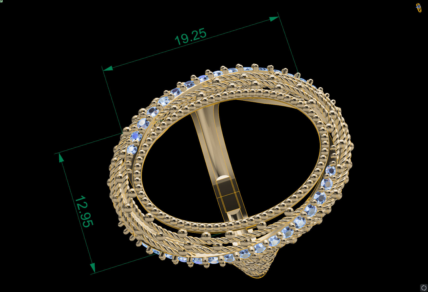 Onsa Ring 040 - 3D Print Model by Jewelry