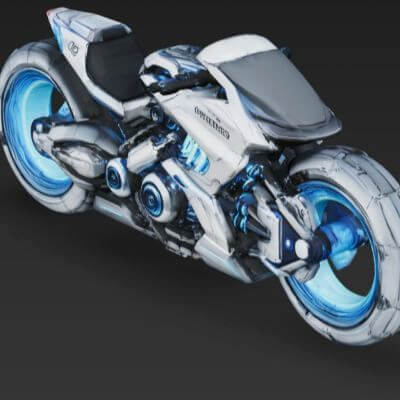 Nebula Vortex Big Bike - 3D Model by JezerKwensi