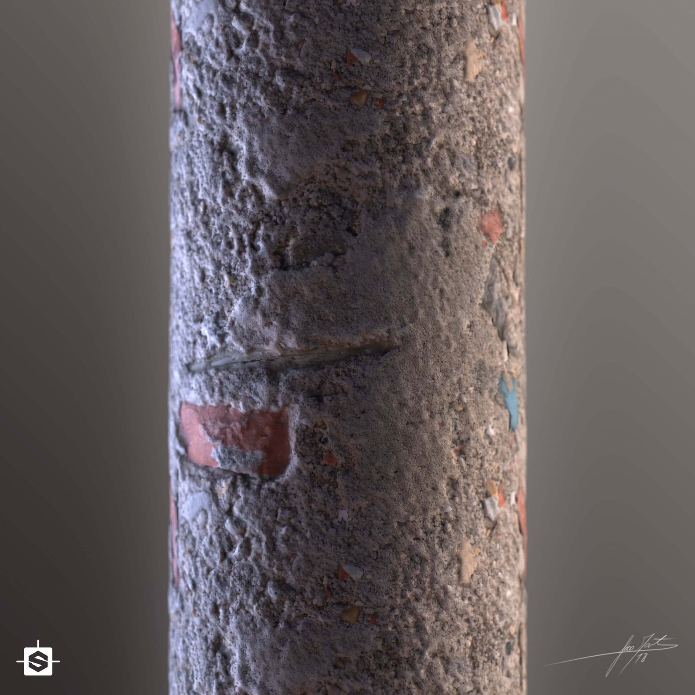 Cement Seamless Texture by jfvm