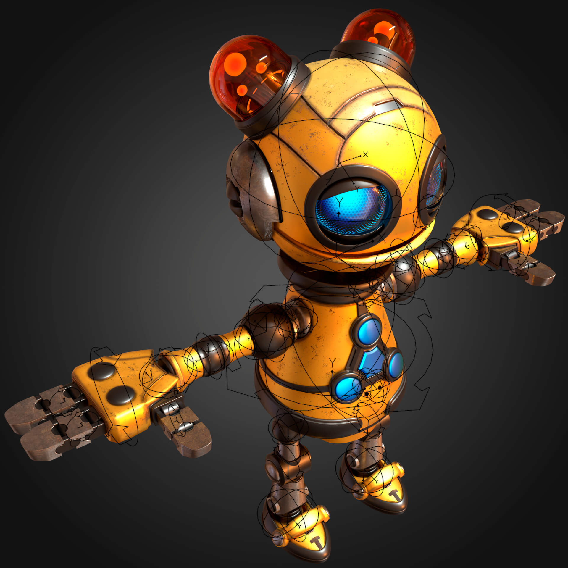 Kit Kt-7461 (Ratchet & Clank Game) 3D Model by jgoytiav