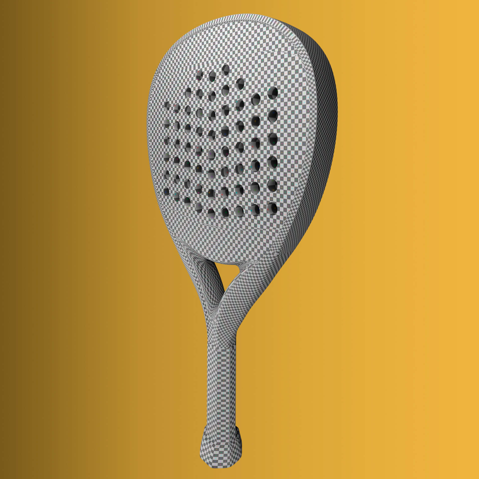 Padel Racket - 3D Model by jgoytiav
