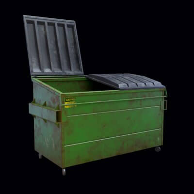 Dumpster - Free 3D Model by JhanGutierrez