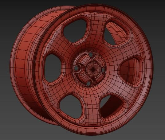 Generic Steel Rim - 3D Model by jhay