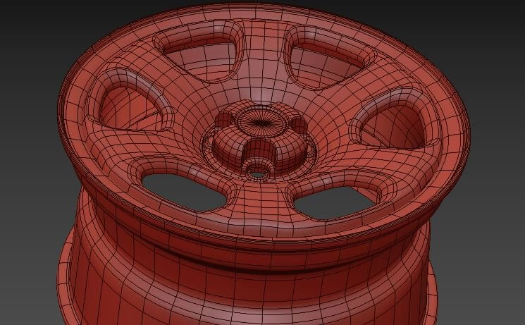 Generic Steel Rim - 3D Model by jhay