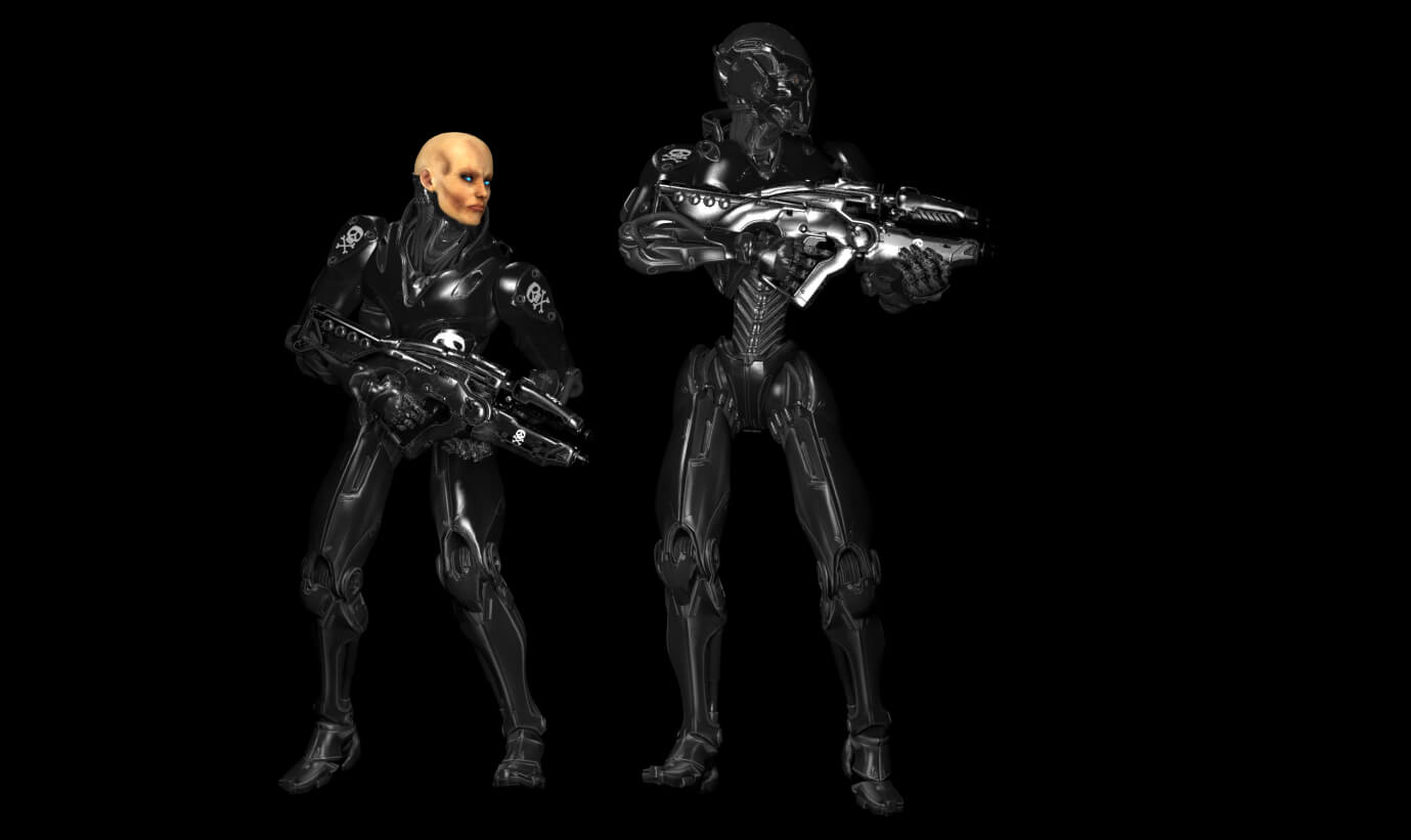 Cyborg Standalone Character for DAZ3D Poser 11+ - Free Daz Content by ...