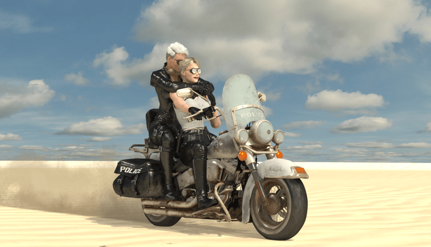 cybill bennett silent hill ,model victoria of daz3d 3D Render