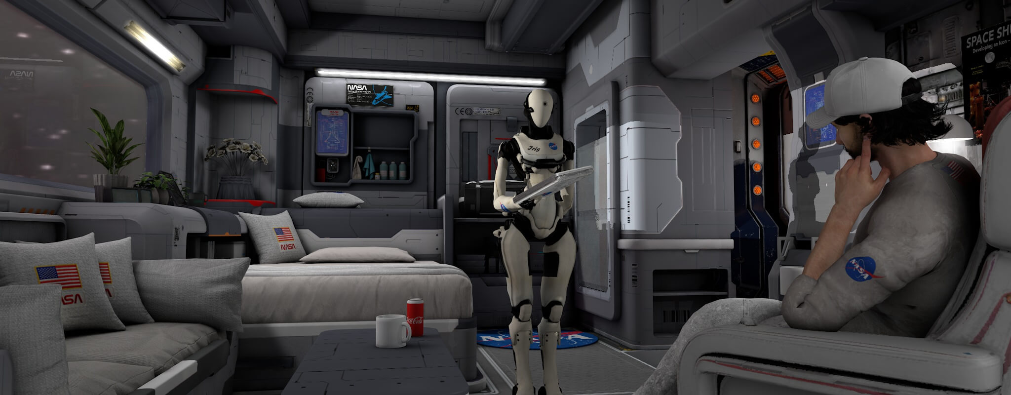 DevilFish Crew Quarters WIP 3D Render, Digital Art by Jibicoco