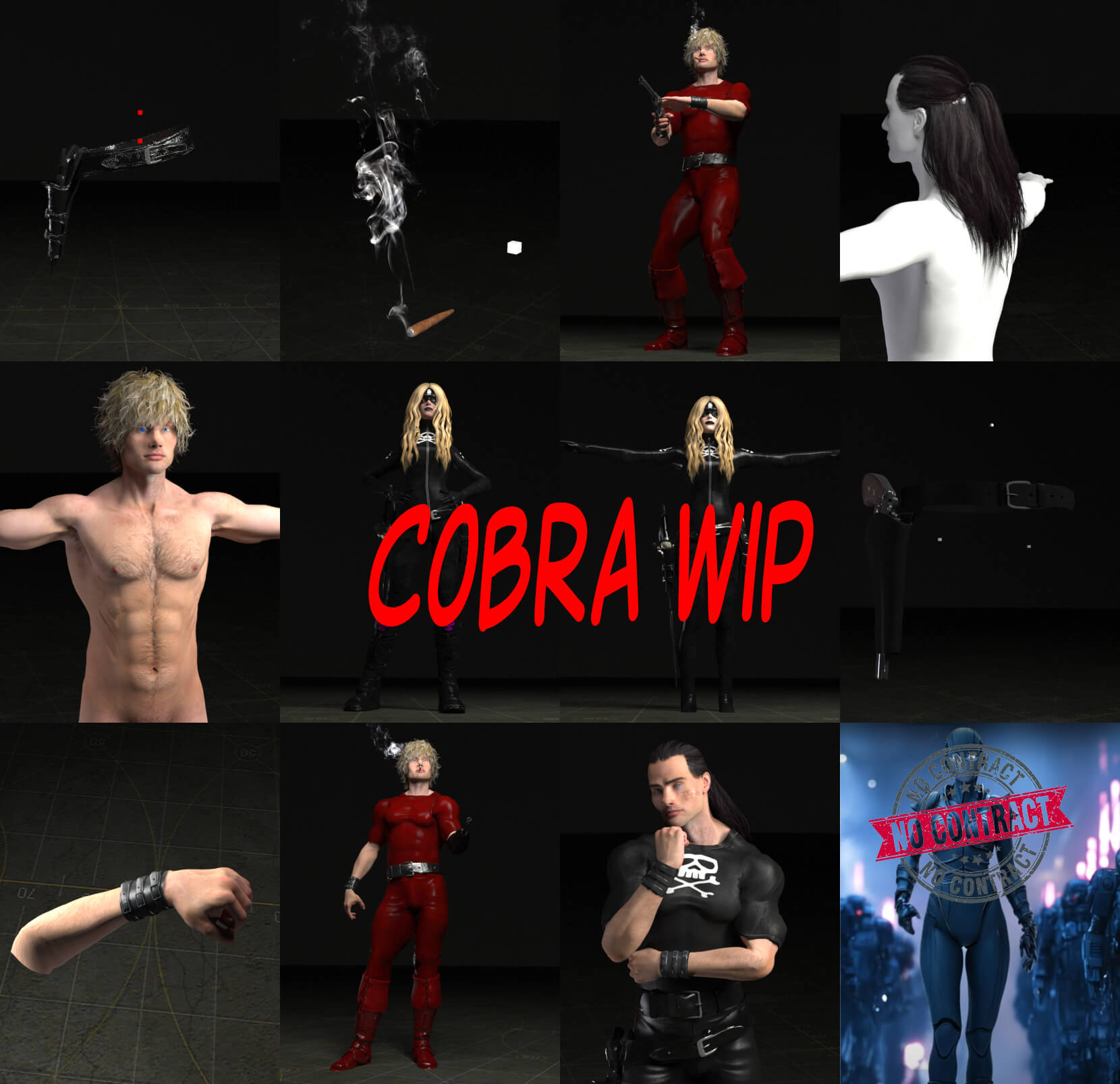 Promo 2025 Cobra Work in Progress 3D Render by Jibicoco