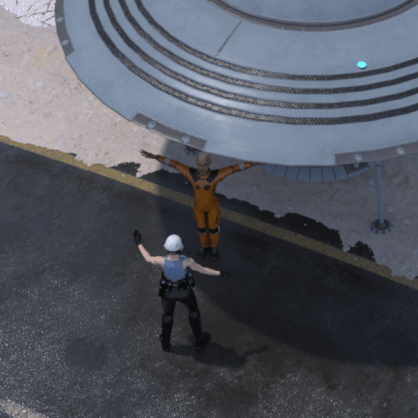 TEAM PATROL POLICE BIKE 3D Render, Digital Art by Jibicoco