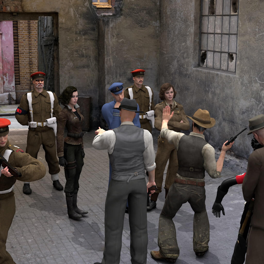 who is the most dangerous? 3D Render, Digital Art by Jibicoco